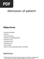 Hospital Admission Checklist Guide | PDF | Hospital | Surgery