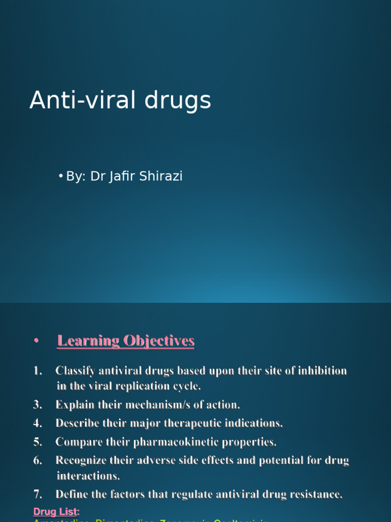 20 Antiviral Drugs | PDF | Antiviral Drug | Influenza
