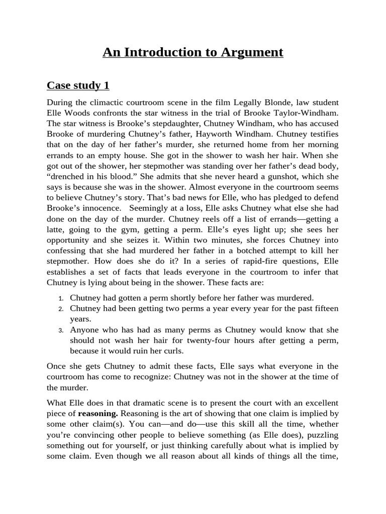 An Introduction To Argument | PDF | Obi Wan Kenobi | Argument