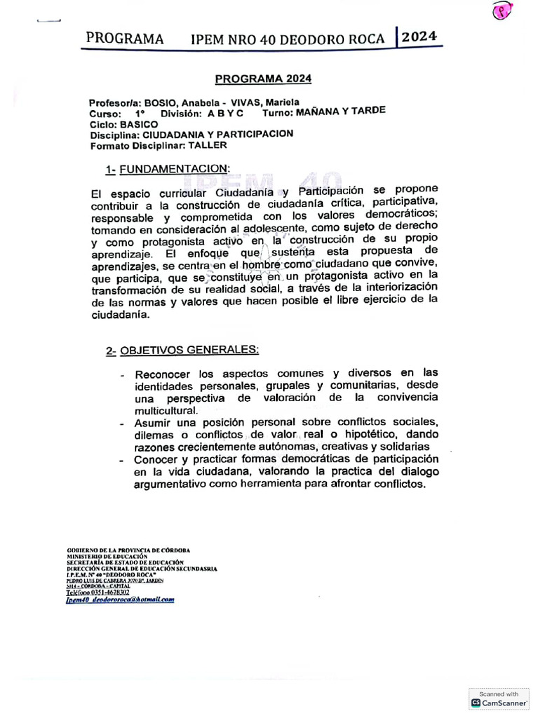 Ciudadanía 1ro | PDF