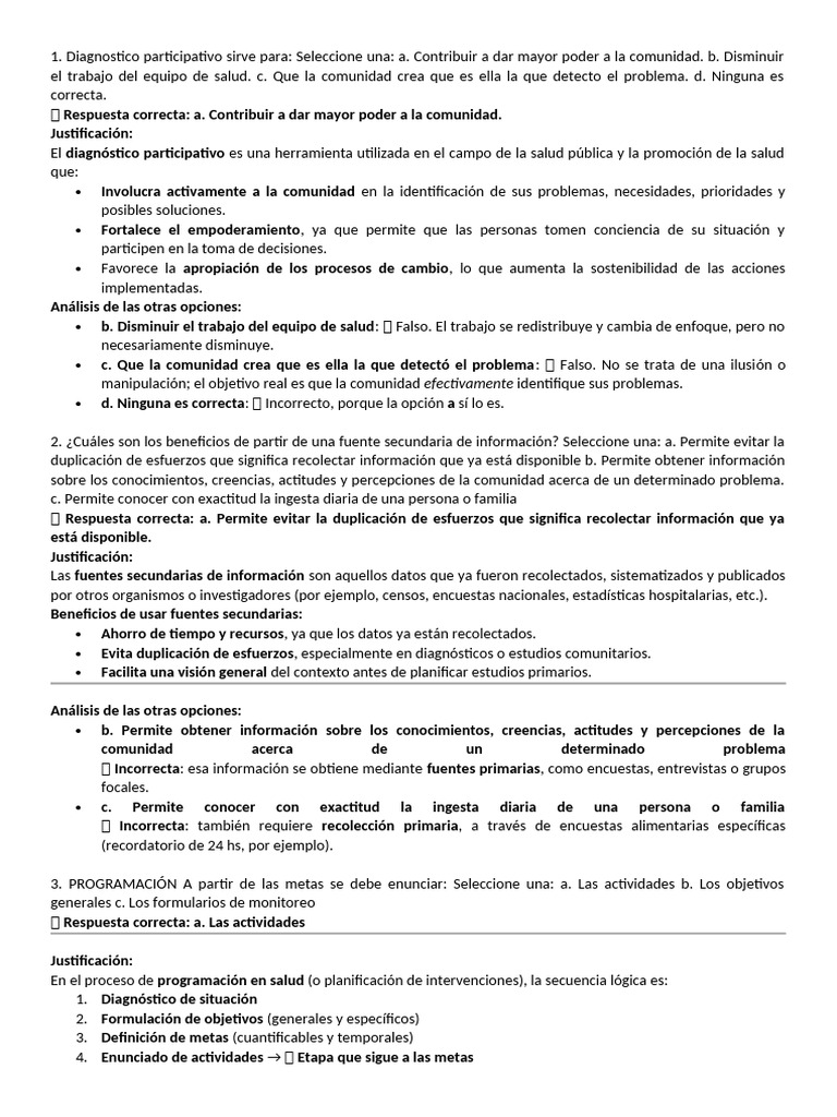 Parcialito 2 Con Analisis | PDF | Planificación | Presupuesto