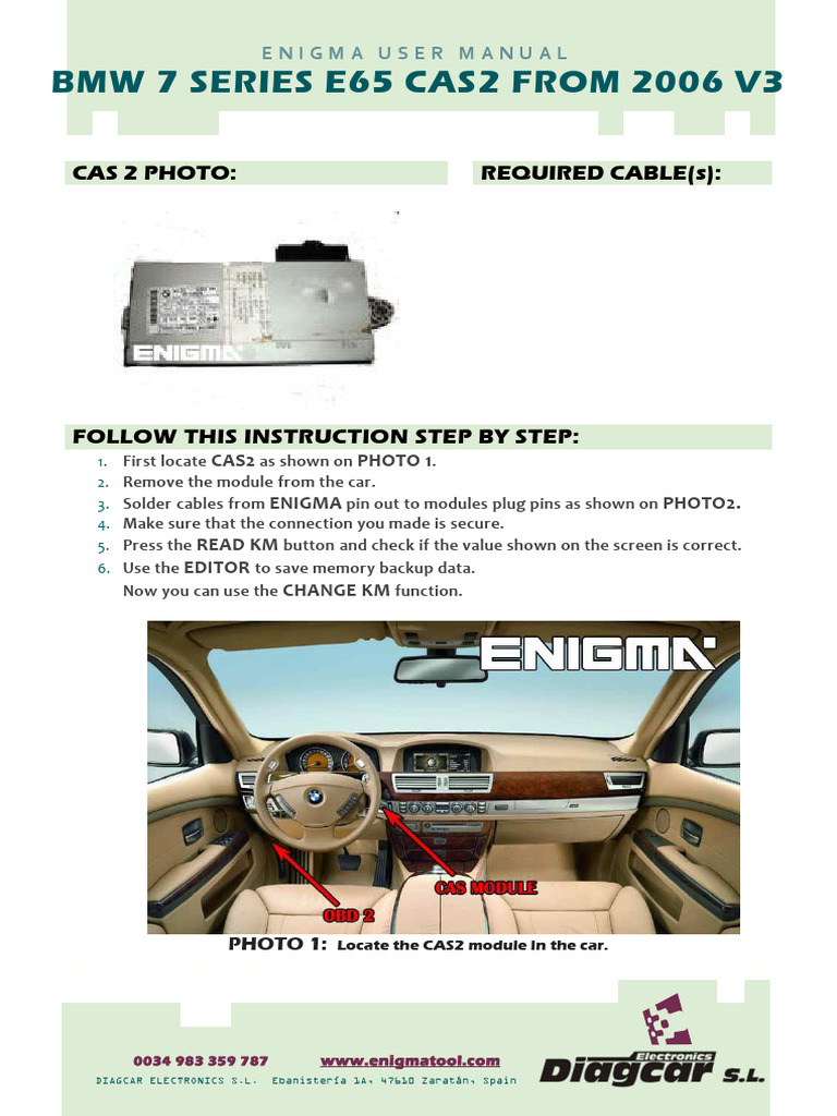 BMW 7 Series E65 Cas2 From 2006 V3 | PDF