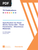 Road Pavements Specification TII Standards | PDF | Road Surface | Road