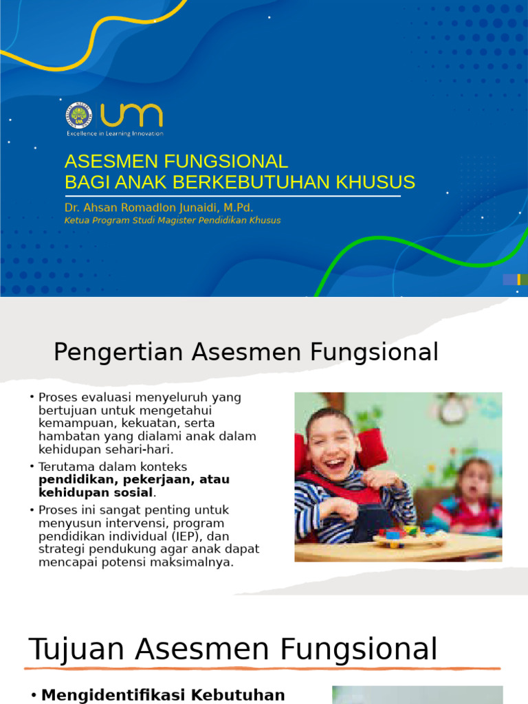 Asesmen Fungsional ABK 2025 | PDF
