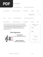Comprehensive Time Signature Guide | PDF | Musical Notation | Rhythm ...