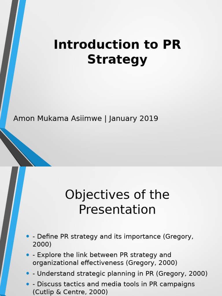Understanding PR Strategy Essentials | PDF | Strategic Planning ...