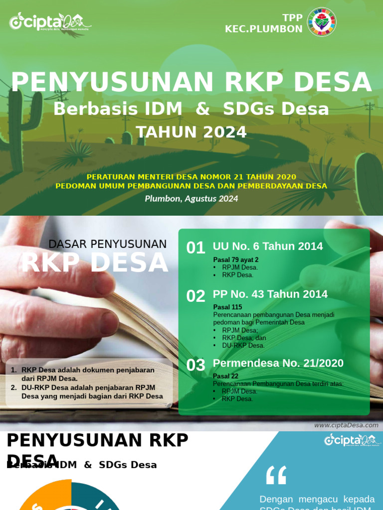 RKP Desa Berbasis IDM Dan SDGs Desa | PDF
