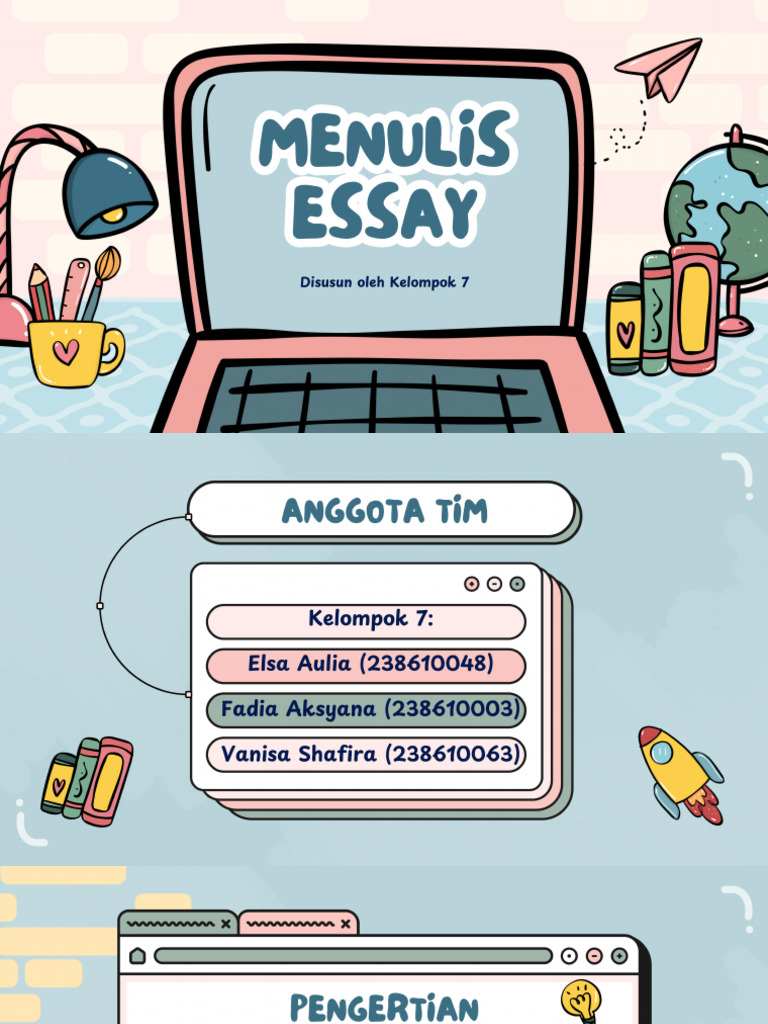 Kelompok 7 (Menulis Essay) - 20250608 - 154059 - 0000 | PDF
