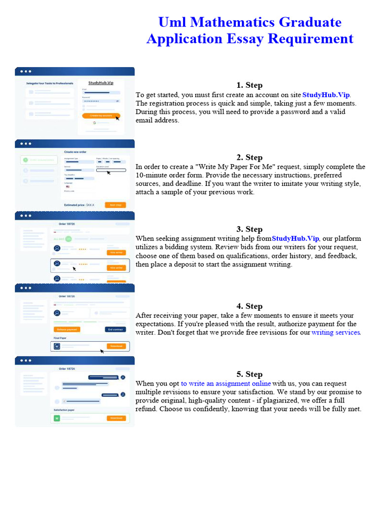 Uml Mathematics Graduate Application Essay Requirement | PDF | Plastic ...