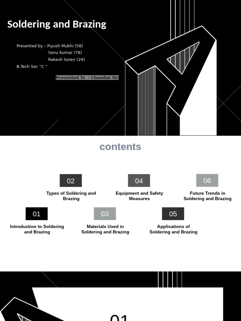 AIPPTMaker_Soldering and Brazing | PDF | Soldering | Materials