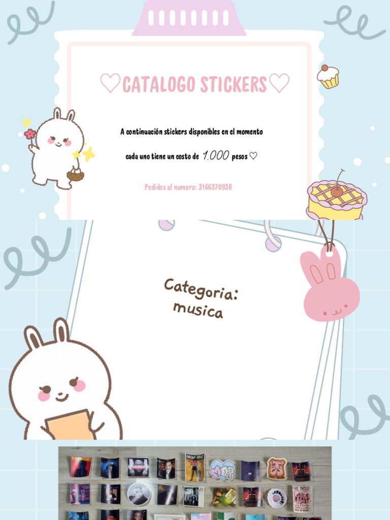 Catálogo de Stickers para Imprimir | PDF