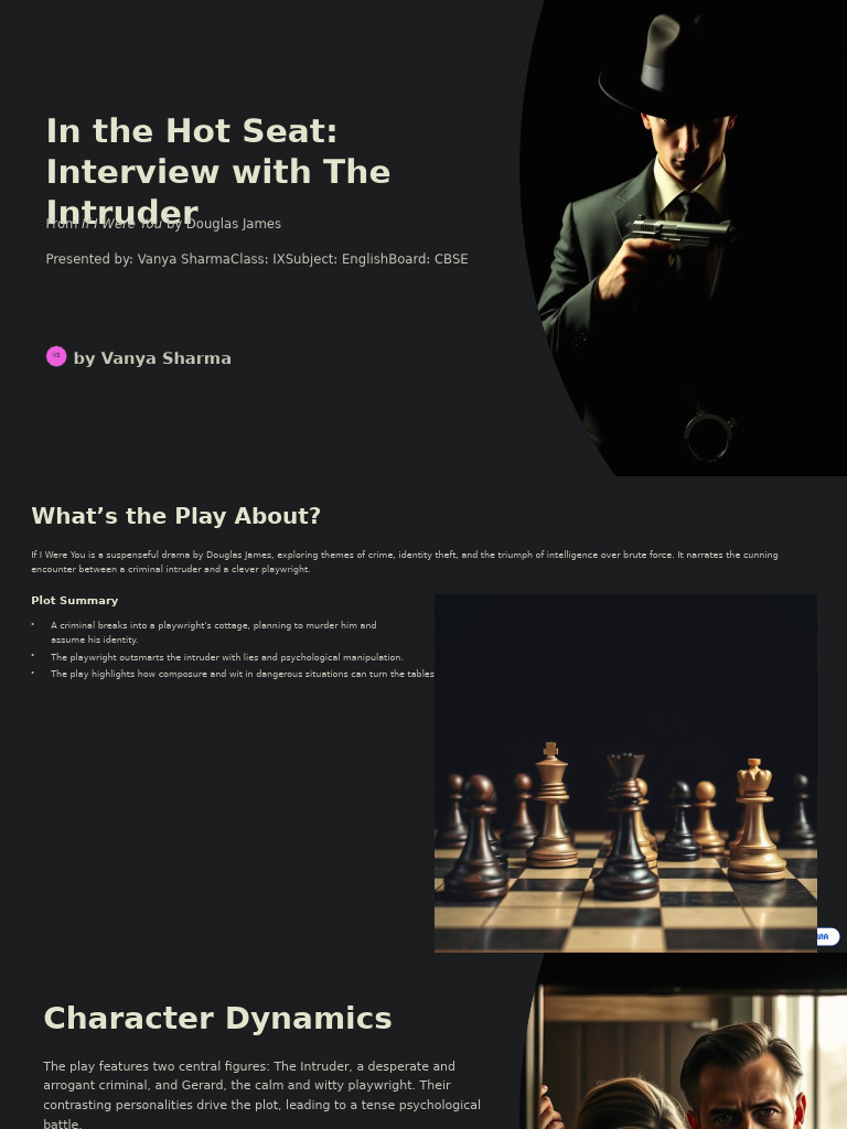 In The Hot Seat Interview With The Intruder | PDF