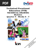 Technical Drawing Grade 8 1 | PDF | Drawing | Geometry
