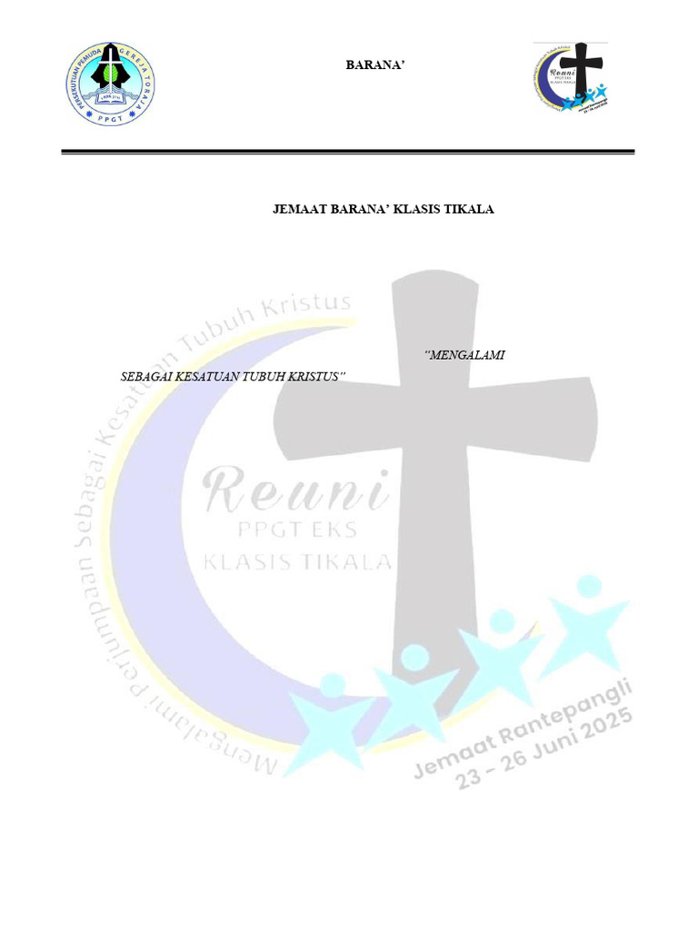Reuni PPGT Klasis Tikala 2025 | PDF