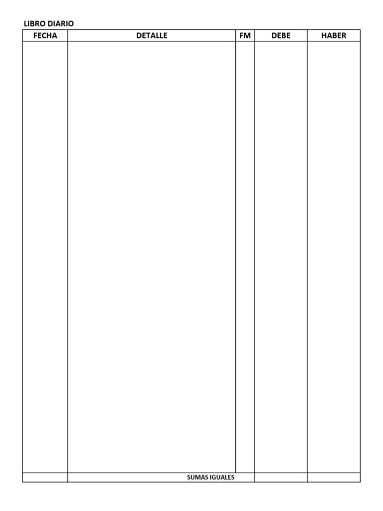 Yh-94-Formato Libro Diario | PDF