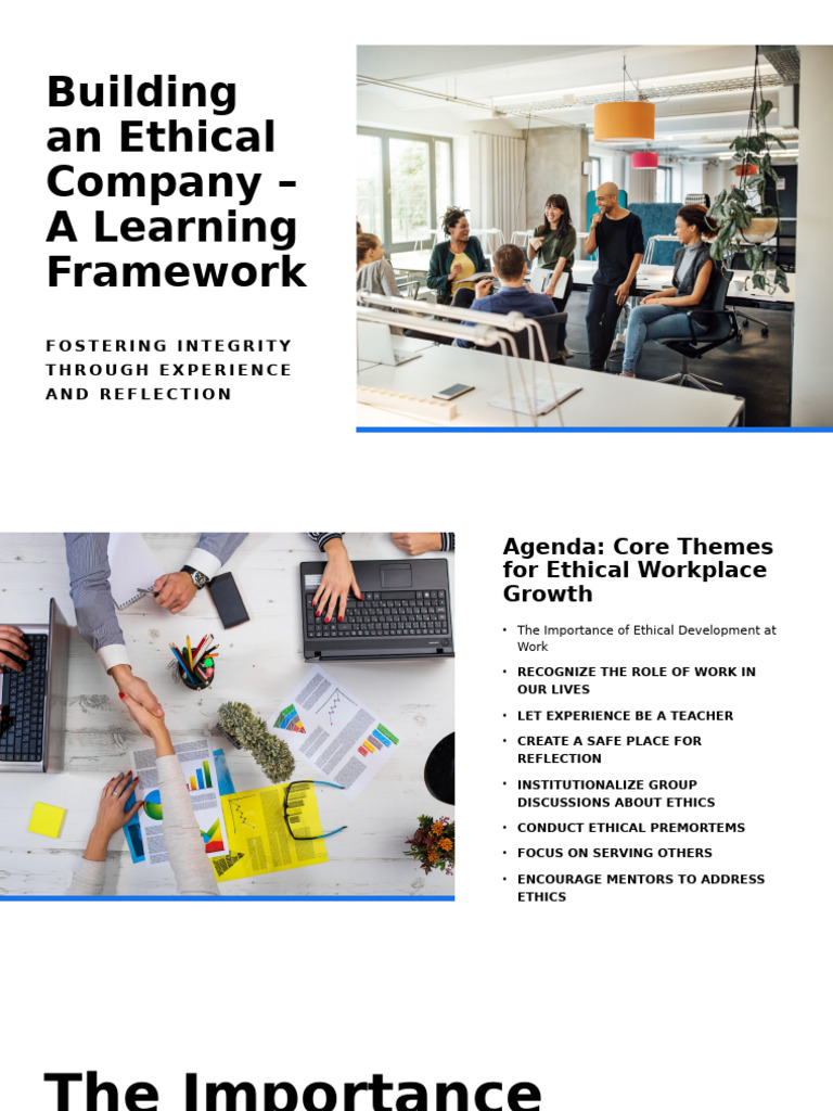 Ethical Development Framework for Work | PDF | Volunteering | Mentorship