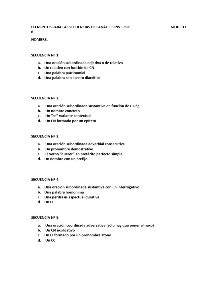 Analisis Inverso 1 | PDF