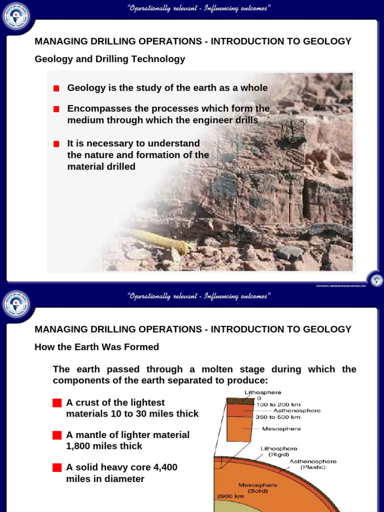 1.introduction To Geology | PDF | Petroleum Reservoir | Rock (Geology)