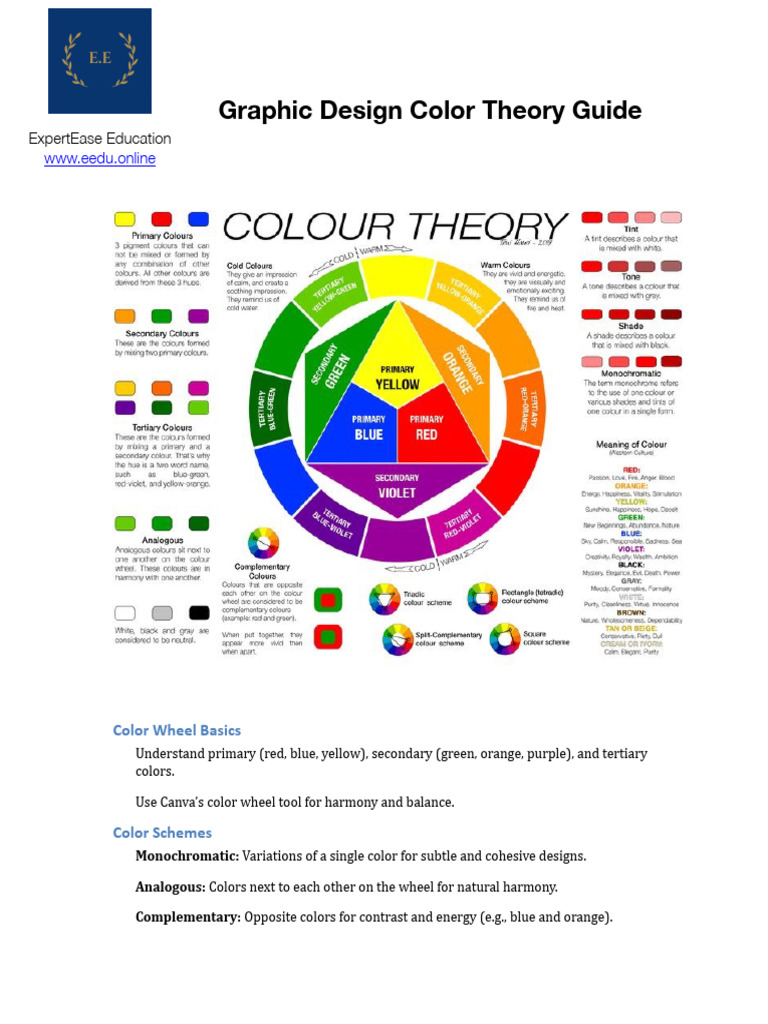 Graphic Design Color Theory Guide | PDF