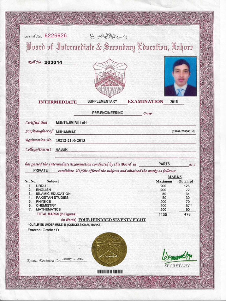 Intermedite Degree | PDF