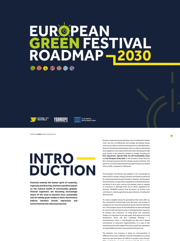 3f European Green Festival Roadmap 2030 231018 | PDF | Greenhouse Gas ...