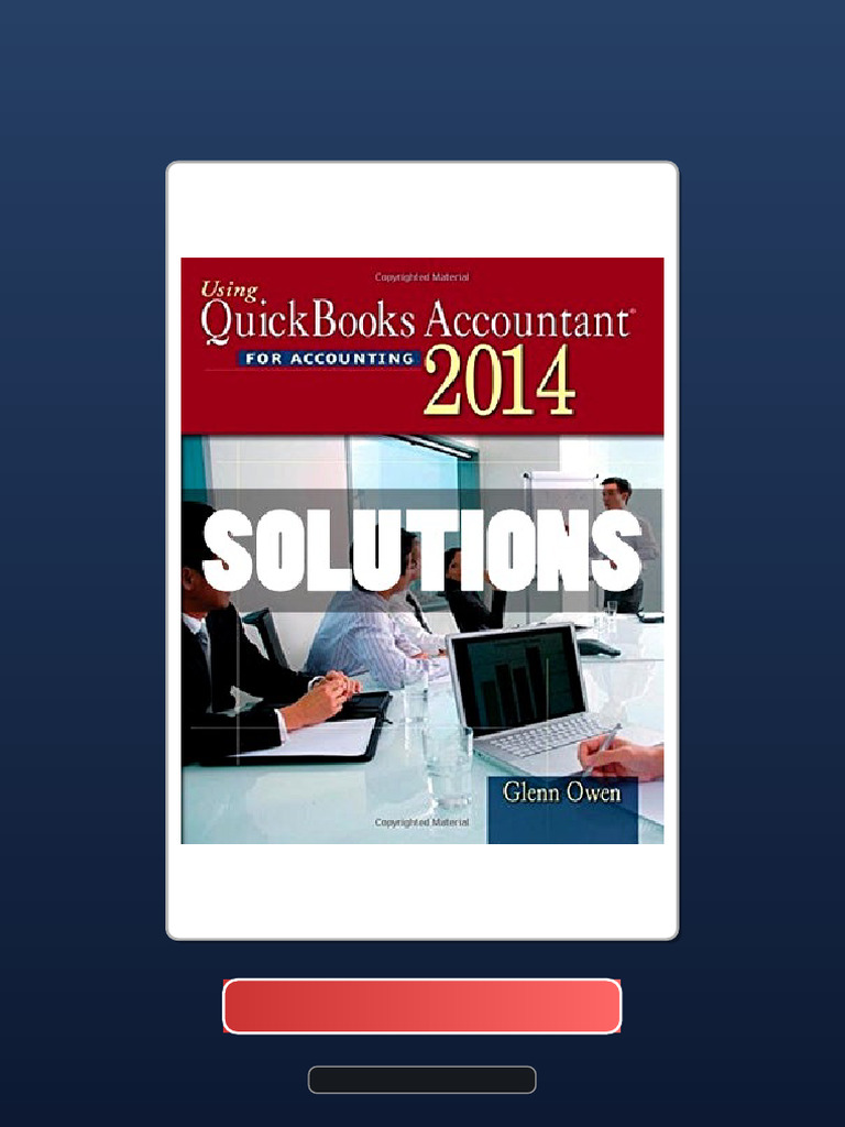 Using Quickbooks Accountant 2014 13th Edition Glenn Owen Ebook and ...