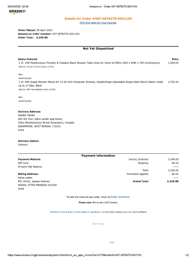 Bill | PDF