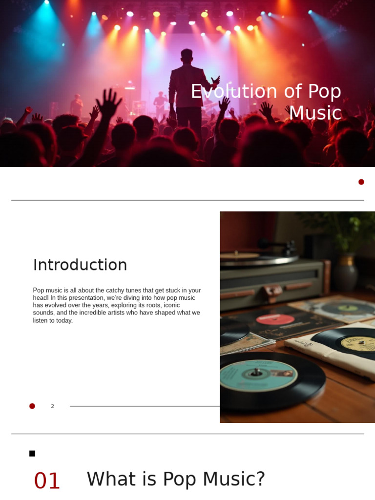 Evolution of Pop Music Through Decades | PDF | Pop Music | Rock Music