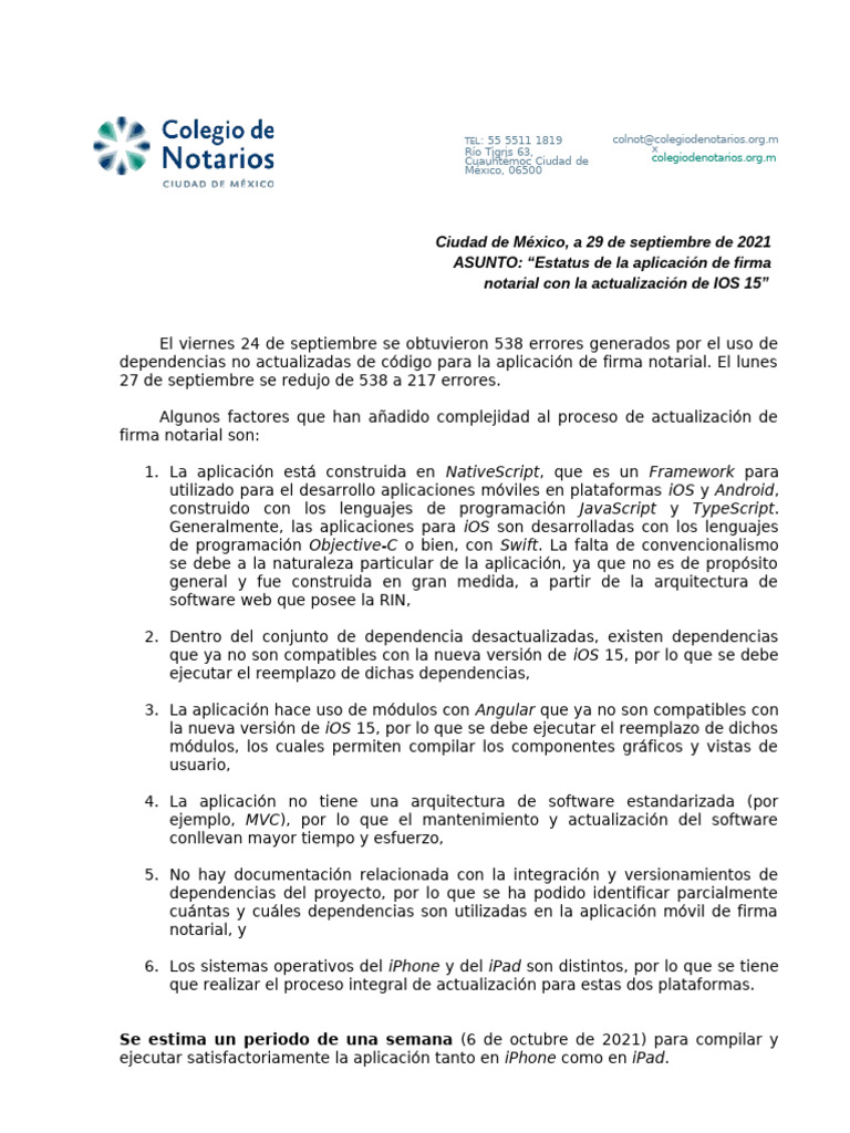 APP IOS Firma Notarial | PDF | Ios | Software de la aplicacion
