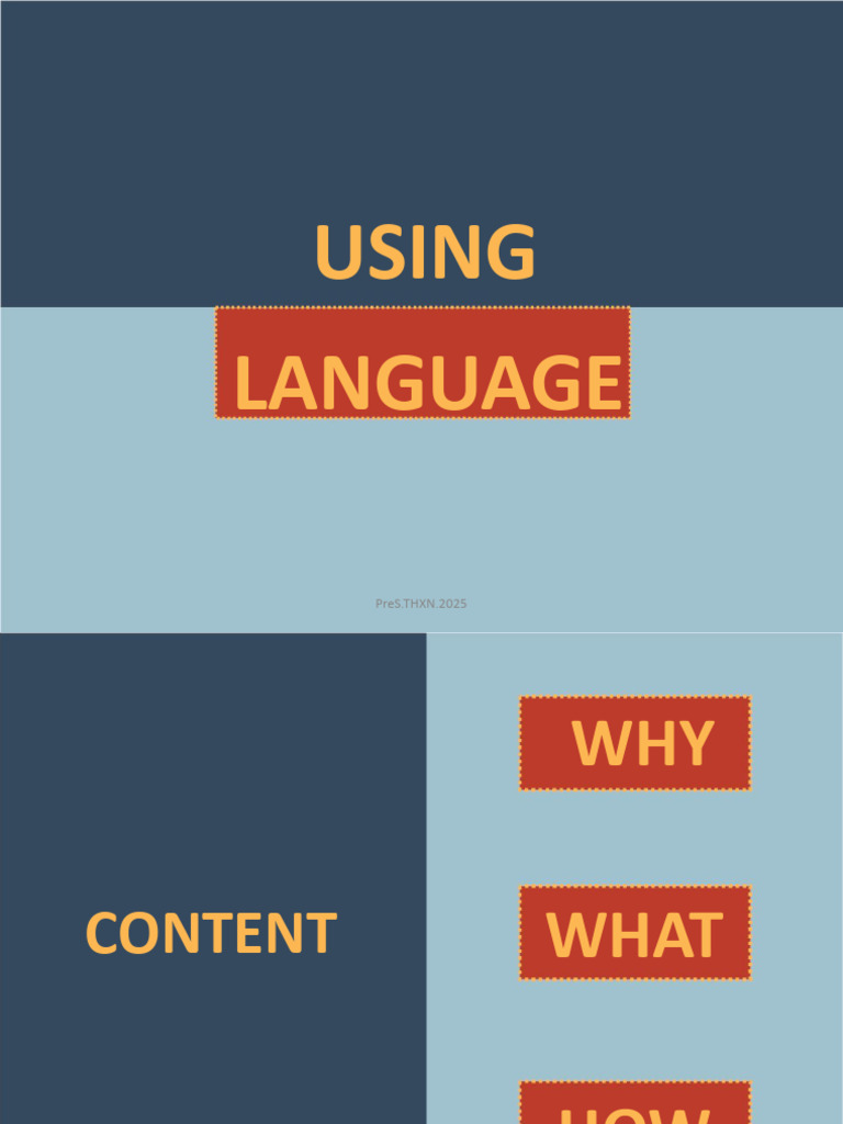 Presentation Skills - 4.using Language | PDF | Jargon