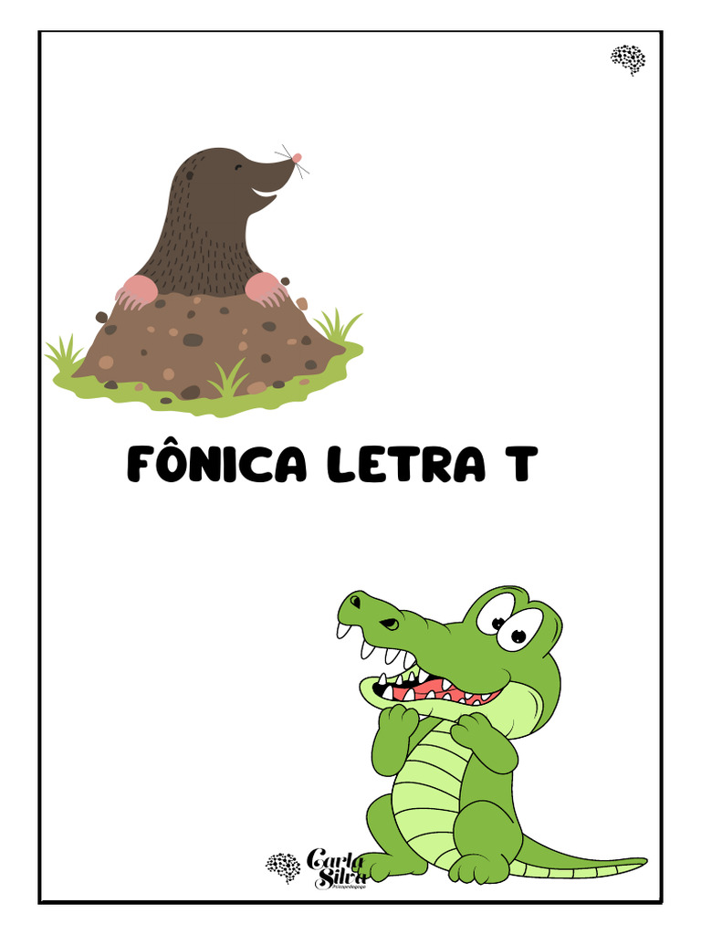 Atividades de Fonética com a Letra T | PDF