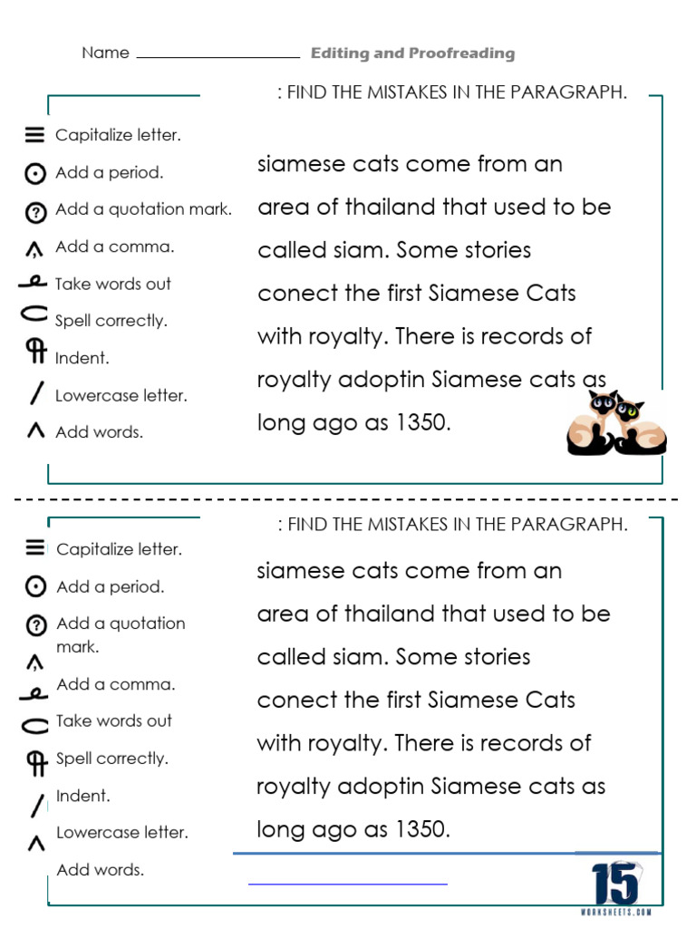 Editing:: Find The Mistakes in The Paragraph | PDF