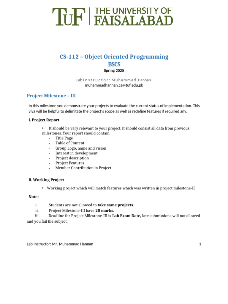 Project III | PDF