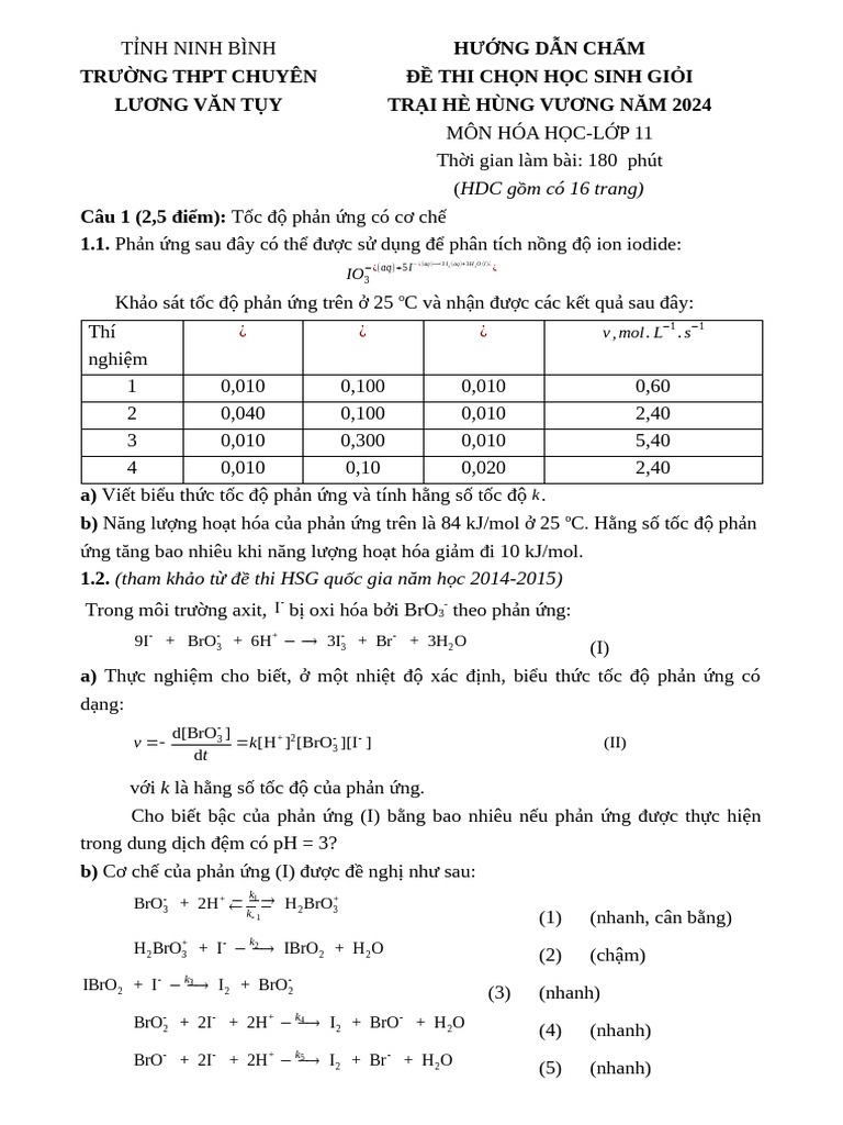 Hoa 11 - Chuyen LVT - Ninh Binh (HDC) | PDF