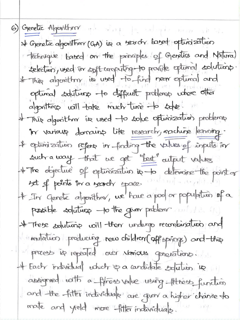 Genetic Algorithm | PDF