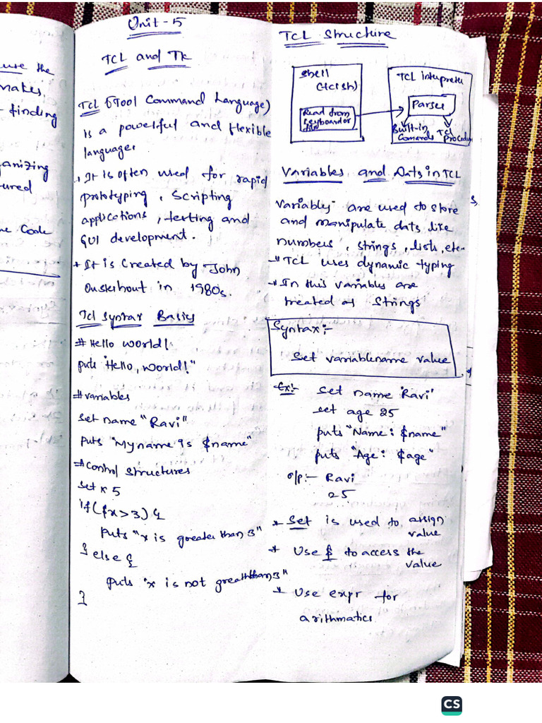Scripting Language Unit 5 | PDF