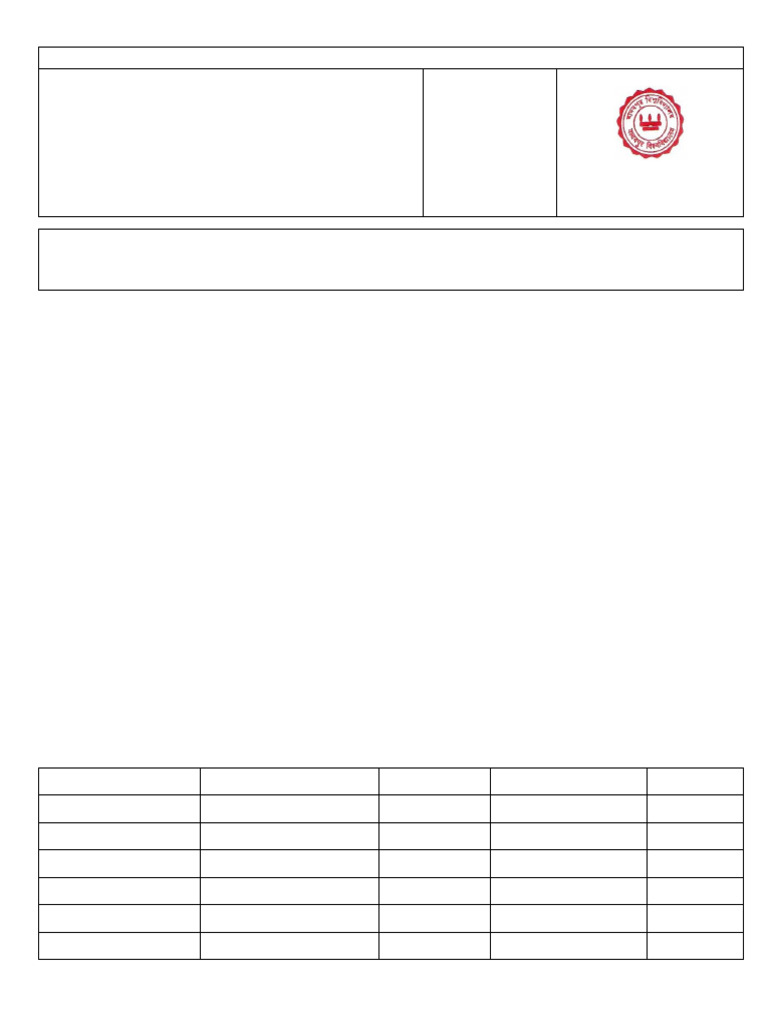 Application Form - Short Term Course On Embedded System | PDF