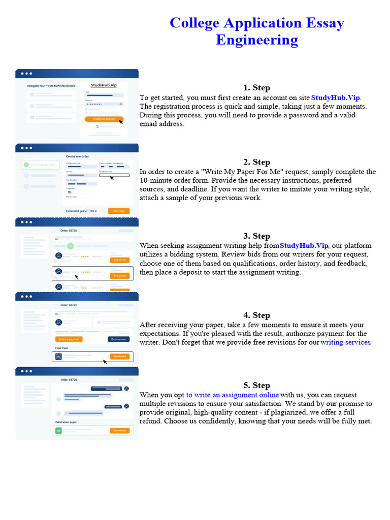 College Application Essay Engineering | PDF