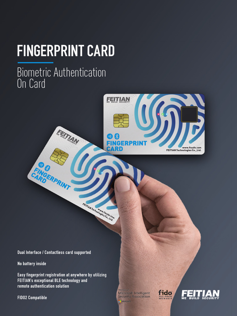 Carte de Paiement Biométrique (Feitian) | PDF | Biometrics | Fingerprint