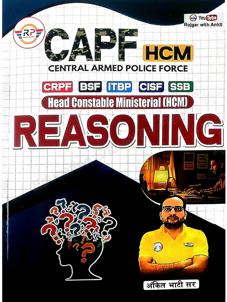 Rwa Capf BSF HCM Reasoning Book 2025 | PDF
