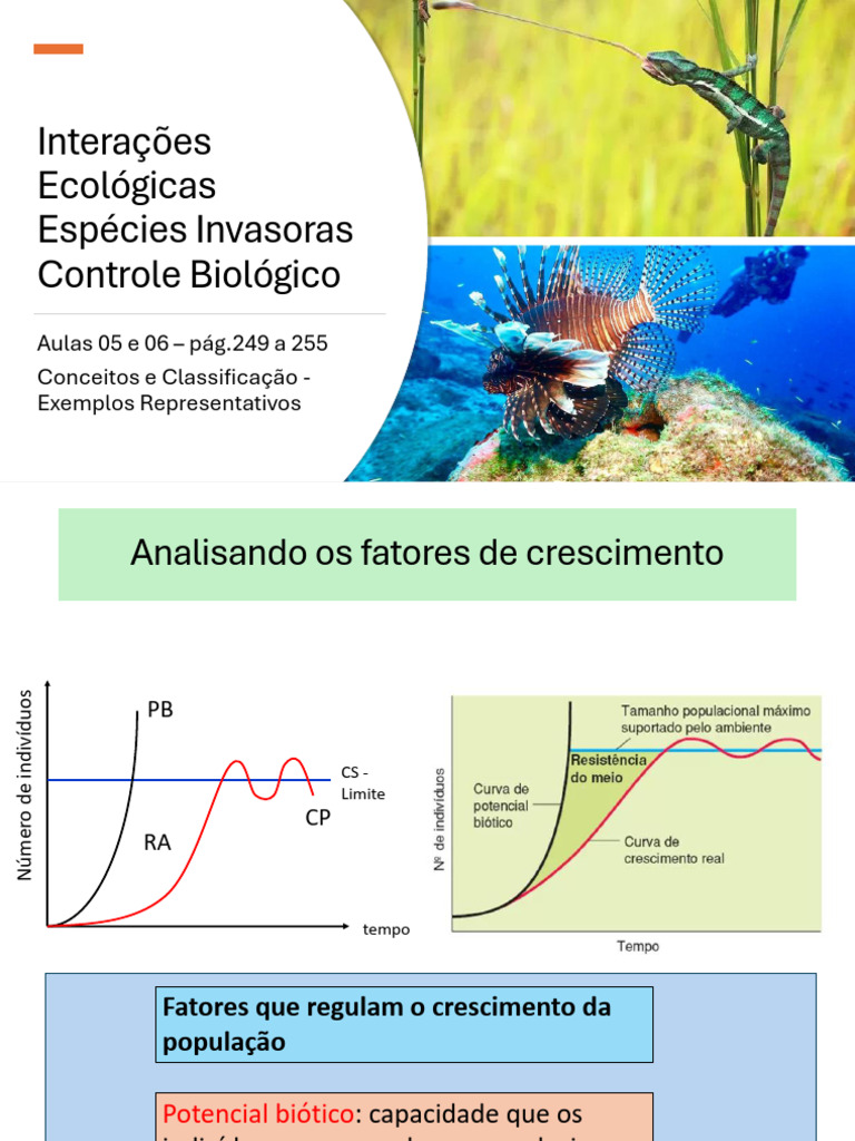 Interações Ecológicas e Controle Biológico | PDF | Biogeografia ...
