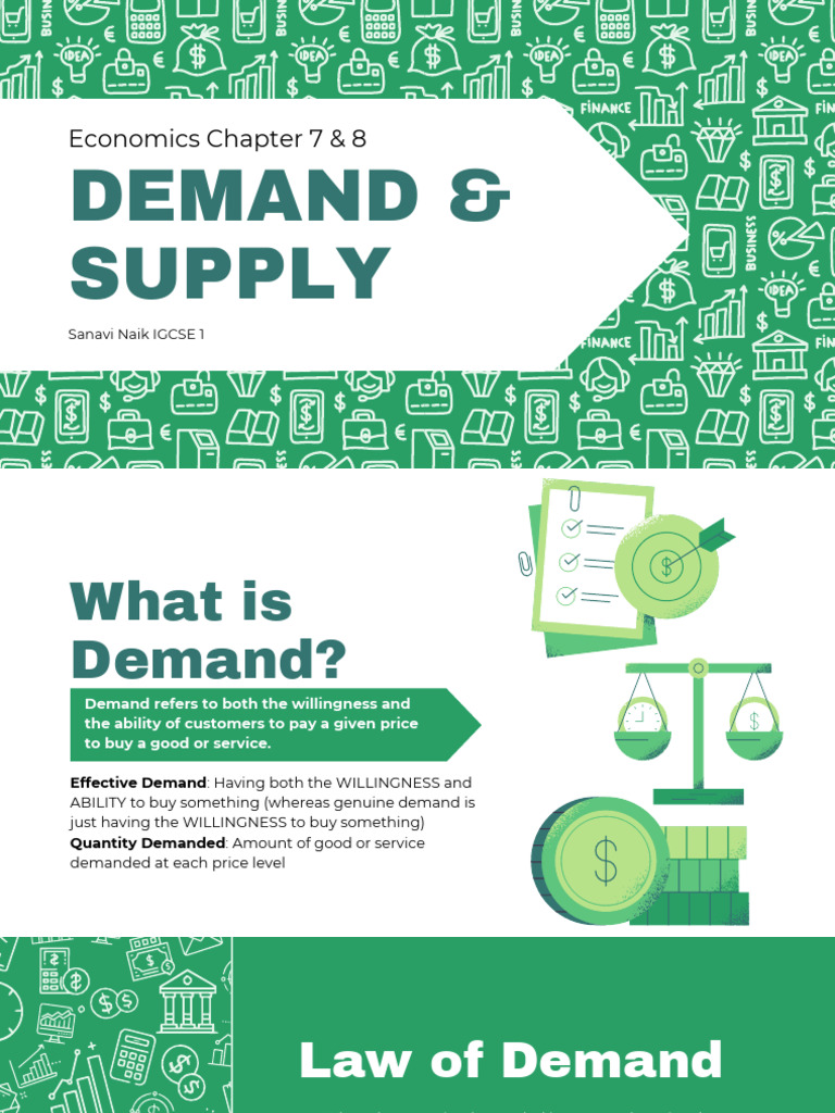 Economics Demand Presentation | PDF