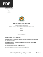 s.5 Ict End of Term 1 2025 by Tyler Fred | PDF | Educational Technology ...