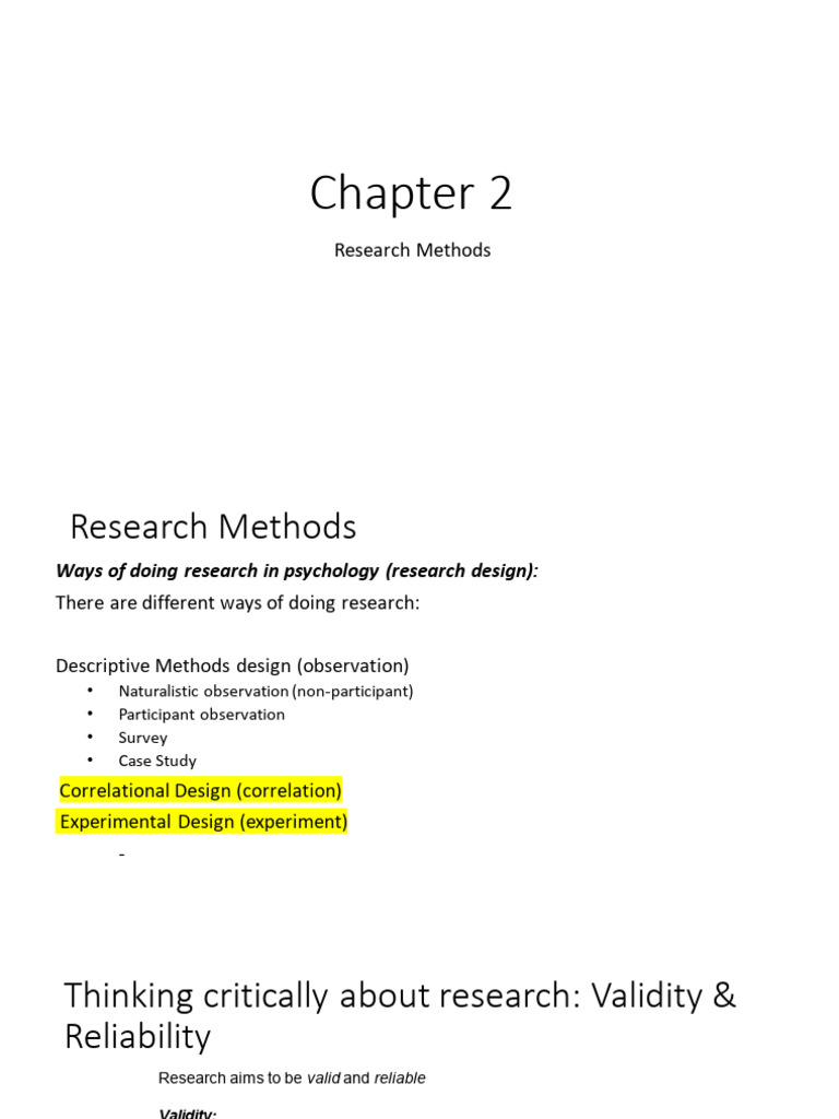 Lecture7 Ch2 | PDF | Experiment | Sampling (Statistics)