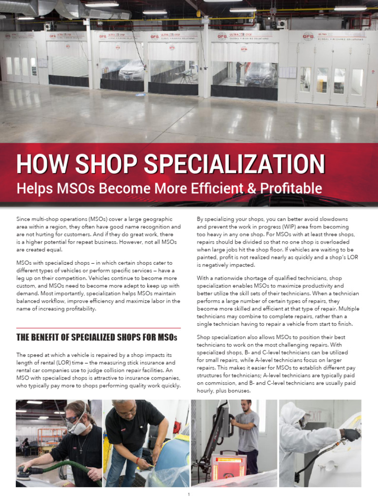 How Shop Specialization Helps MSOs Become More Efficient Profitable Web ...
