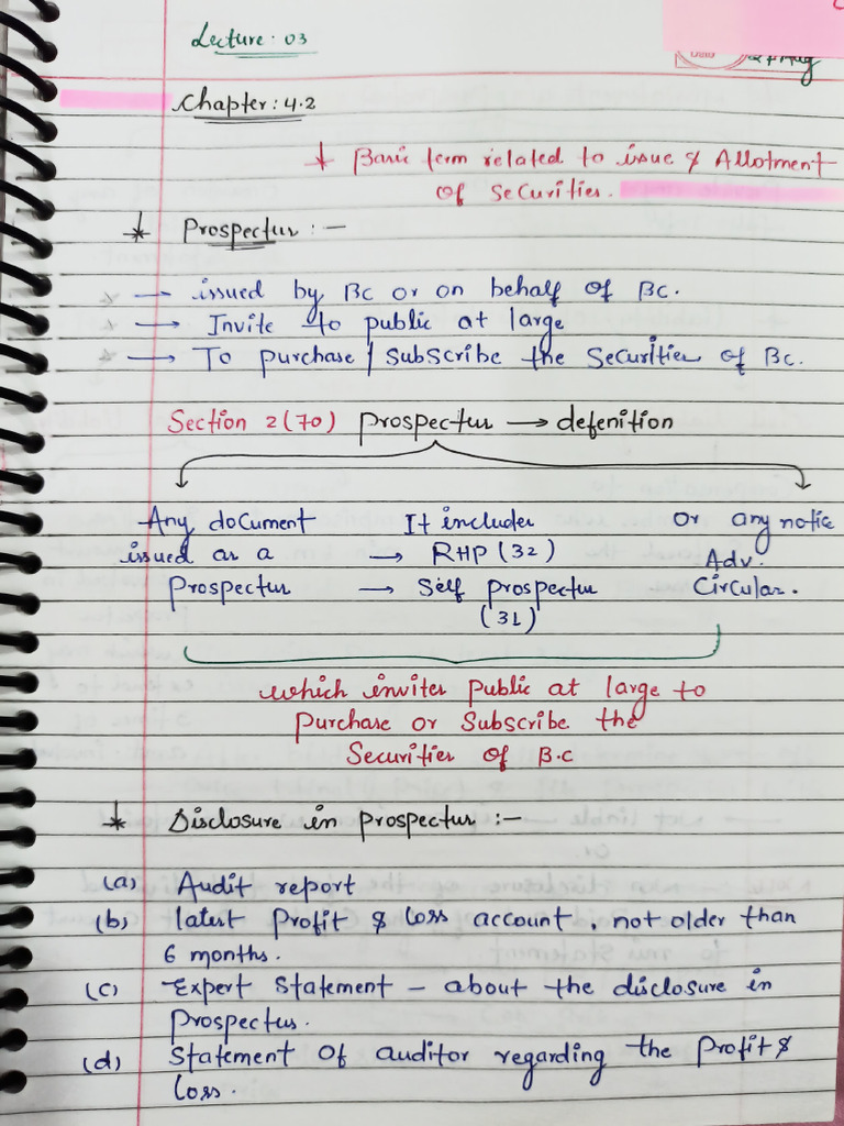 Chapter - 04 Claw Classnotes by Anu Priya | PDF
