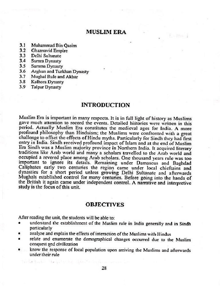 Brief History of Sindh | PDF