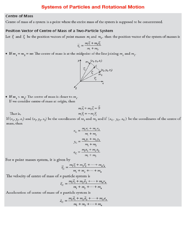 Rotation Revision | PDF