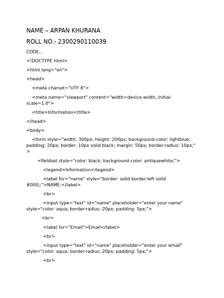Arpan Webd Assignment 5 | PDF