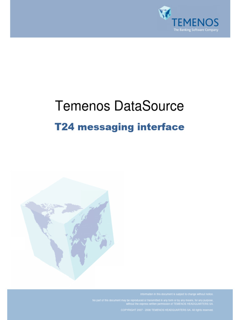T24 Messaging Interface 1 5 | PDF | Computer Programming | Computing